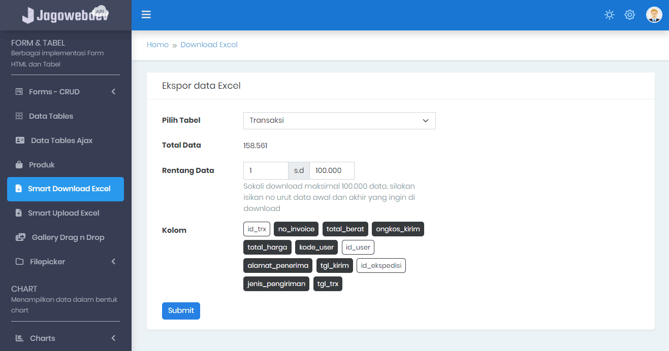 Aplikasi RESTFul API Codeigniter 4 | Jagowebdev.com